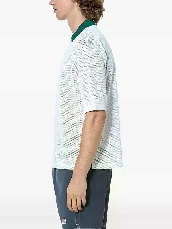 METALWOOD STUDIO Mesh-construction Polo Shirt - Neutrals