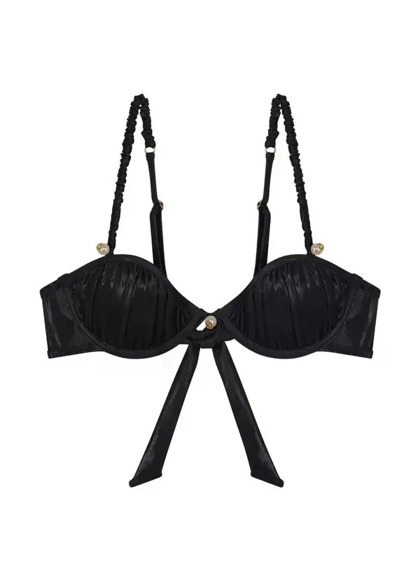 GOD SAVE QUEENS Venus Bikini Bottom - Black