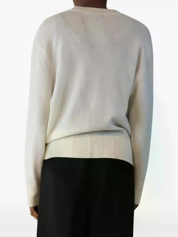 IRO PARIS Beige Knit Crew-neck Sweater