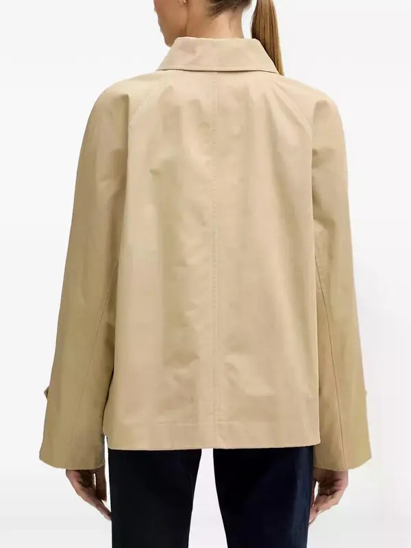 BENETTON Raglan-sleeve Button-down Coat