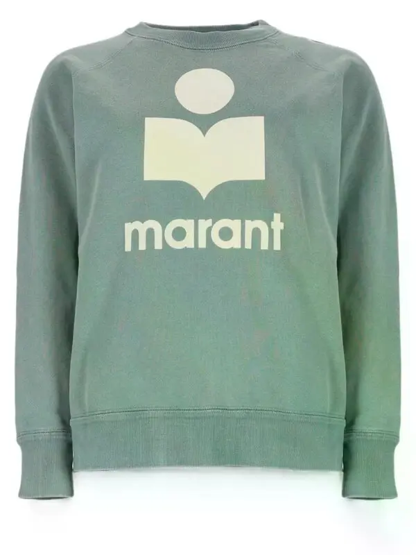 MARANT ETOILE Logo Print Raglan Sleeve Sweater