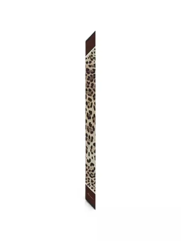 Dolce & Gabbana Leo-print Silk Twill Bandeau