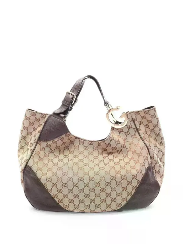 Gucci Gg Canvas Shoulder Bag - Neutrals