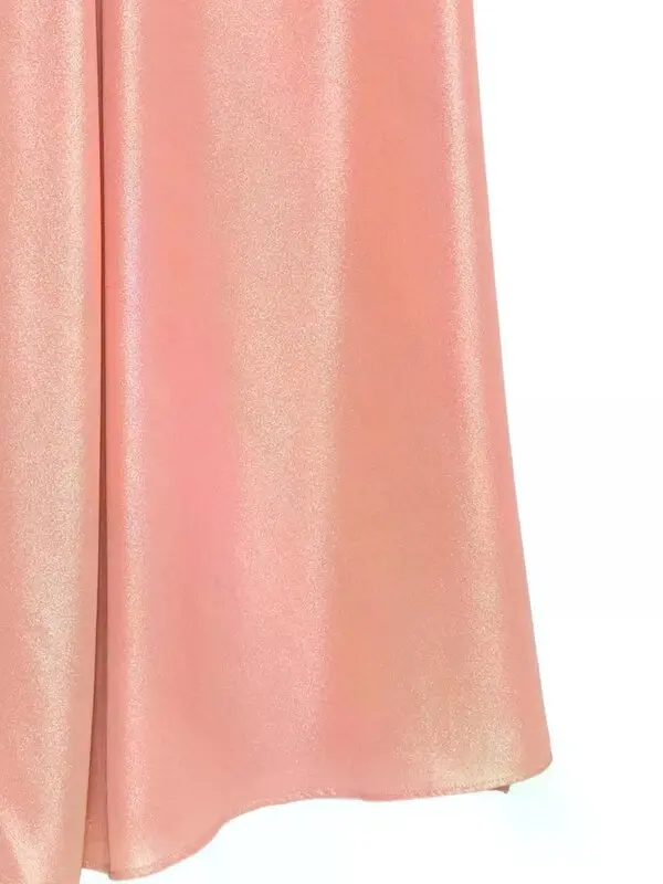 LE RJTANGE Metallic Effect Palazzo Pants