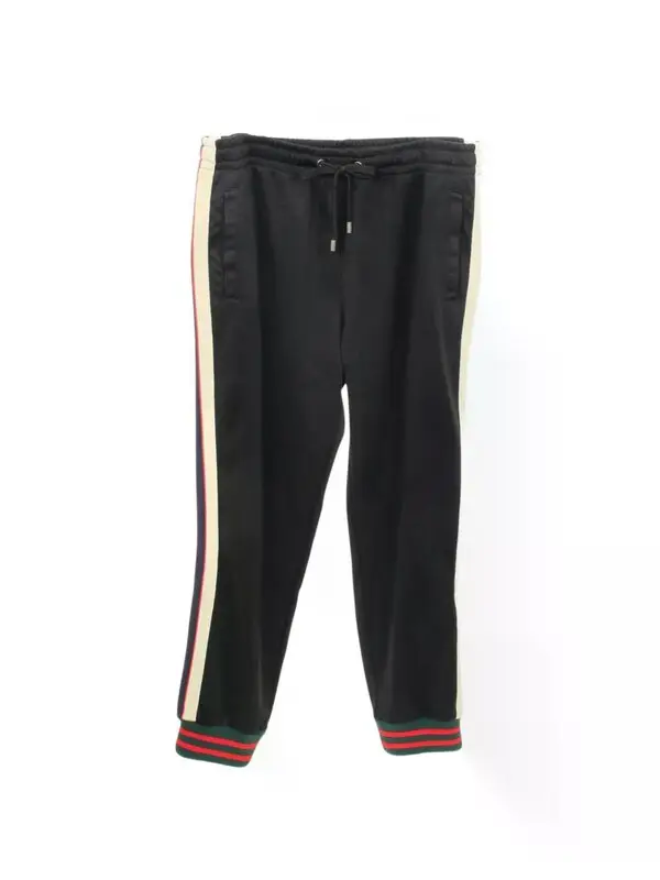 Gucci 2010s Web Stripe Tracksuit - Black
