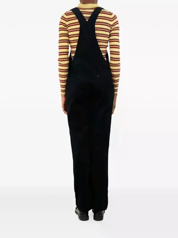 BRORA Navy Cotton Corduroy Jumpsuit