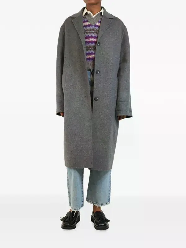 JOSEPH Single-breasted Cashmere Coat