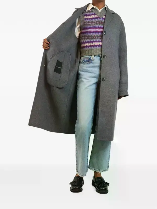JOSEPH Single-breasted Cashmere Coat