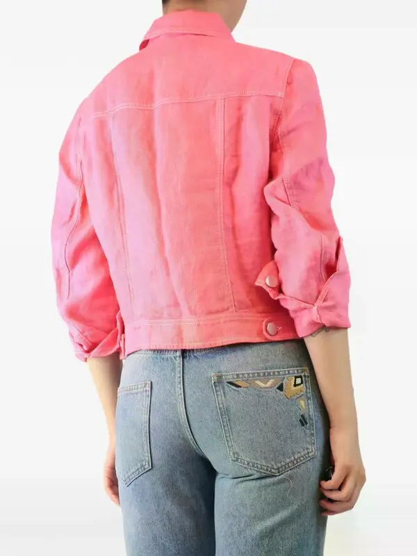 BRORA Cropped Linen Jacket