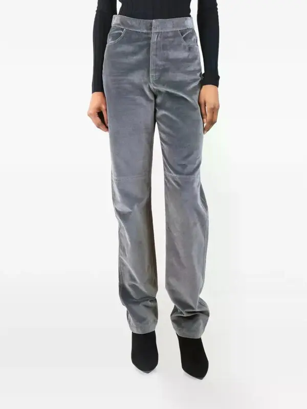 WRONG GENERATION Cropped Velvet Trousers