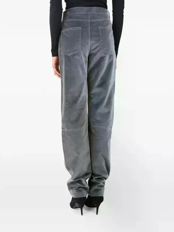 WRONG GENERATION Cropped Velvet Trousers