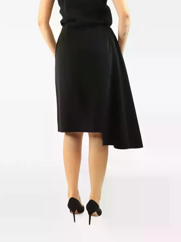 Prada Asymmetric Midi Skirt