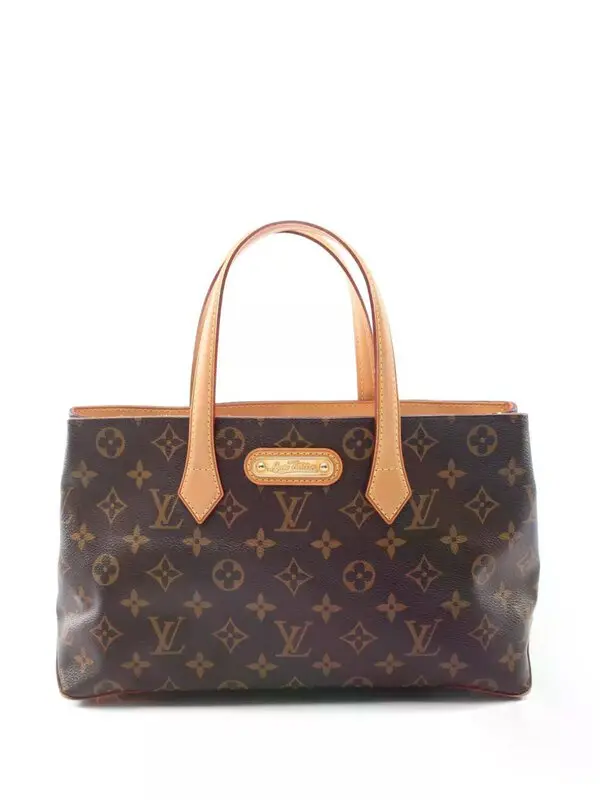 LOUIS VUITTON Wilshire Pm Monogram Tote Bag - Brown