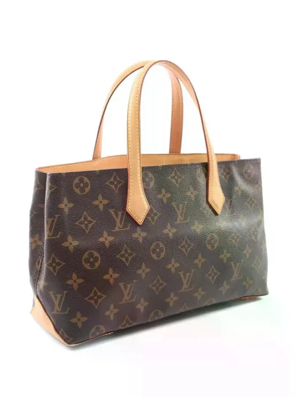 LOUIS VUITTON Wilshire Pm Monogram Tote Bag - Brown