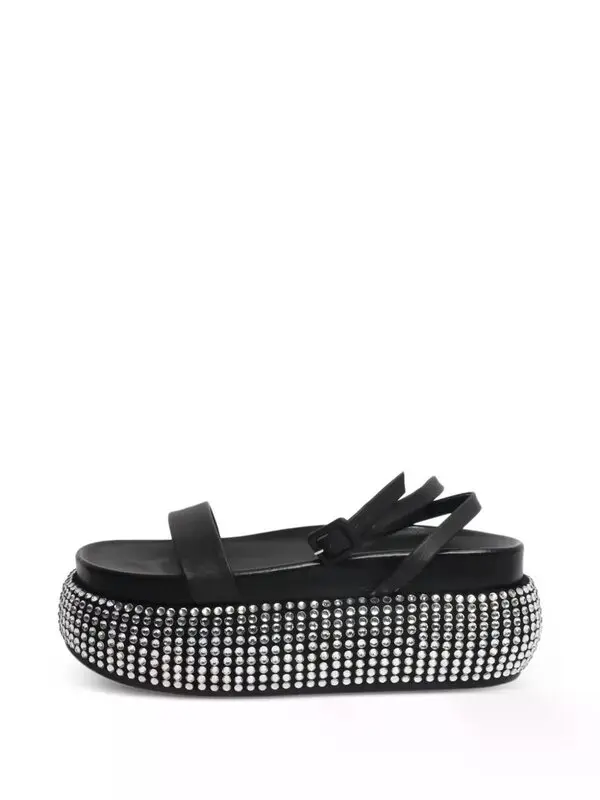 Simkhai Embellished Open-toe Platform Sandals