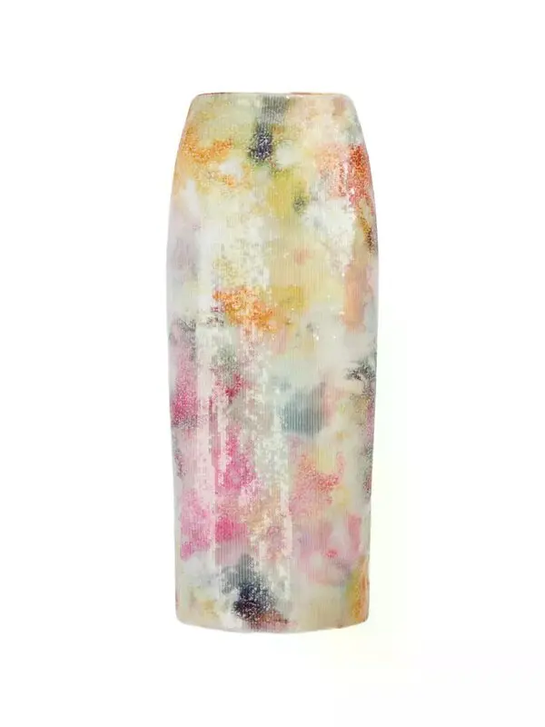 Aje Sybilla Sequin-embellished Midi Skirt - Neutrals