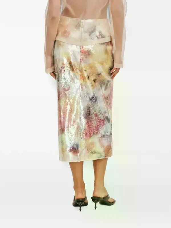 Aje Sybilla Sequin-embellished Midi Skirt