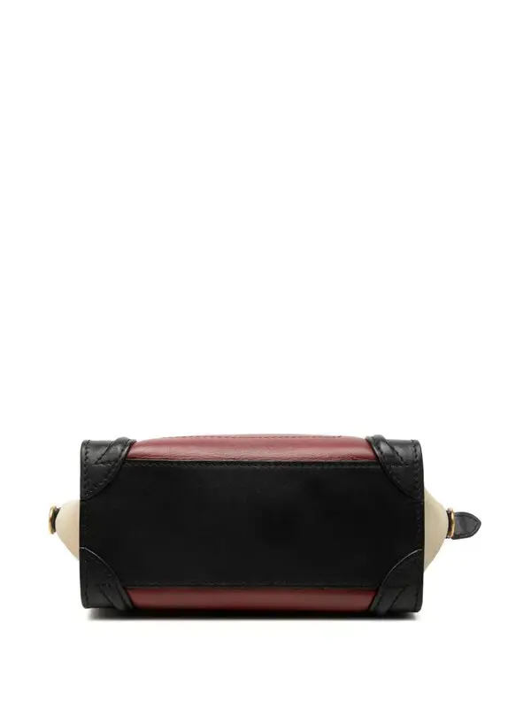Celine Luggage Tote Satchel - Red