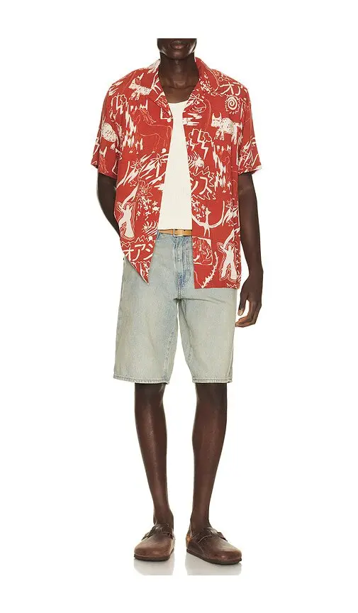 Oas Gensou Rocco Shirt In . Also - Red