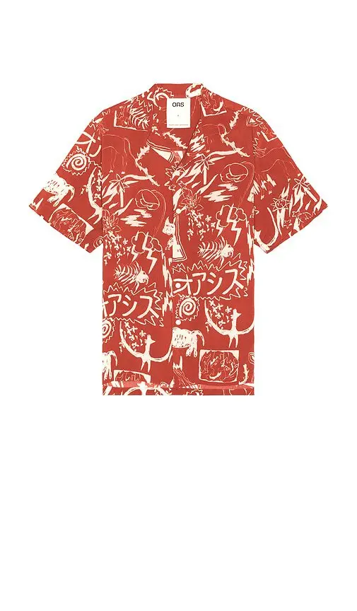 Oas Gensou Rocco Shirt In . Also - Red