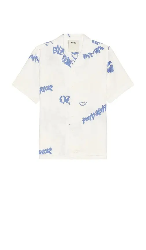 Oas Romantique Rocco Shirt In . Also - Blue