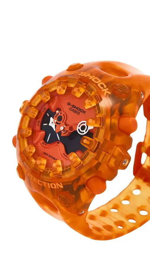 G-Shock Digital Watch With Buckle Closure - Orange