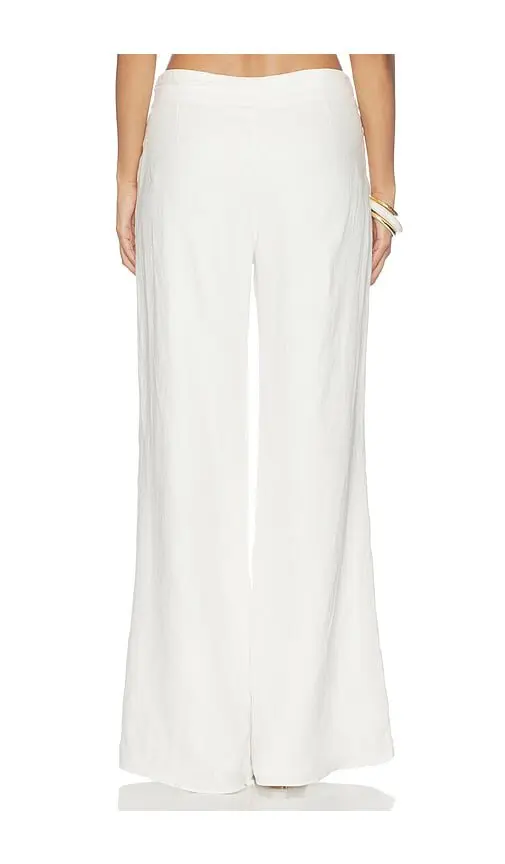 Azulu Amelie Linen Trousers - Ivory