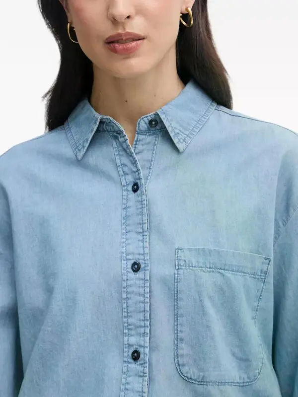 BENETTON Patch-pocket Long-sleeve Shirt