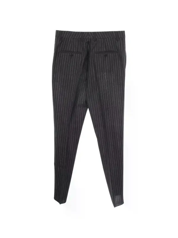 Celine Wool Pinstripe Tailored Trousers