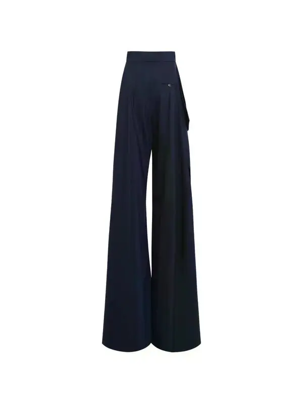 A.W.A.K.E. Mode Navy Slit-knee Trousers