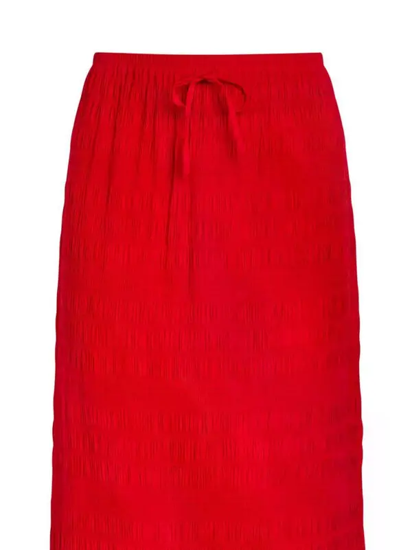Polo Ralph Lauren Crinkled Midi Skirt