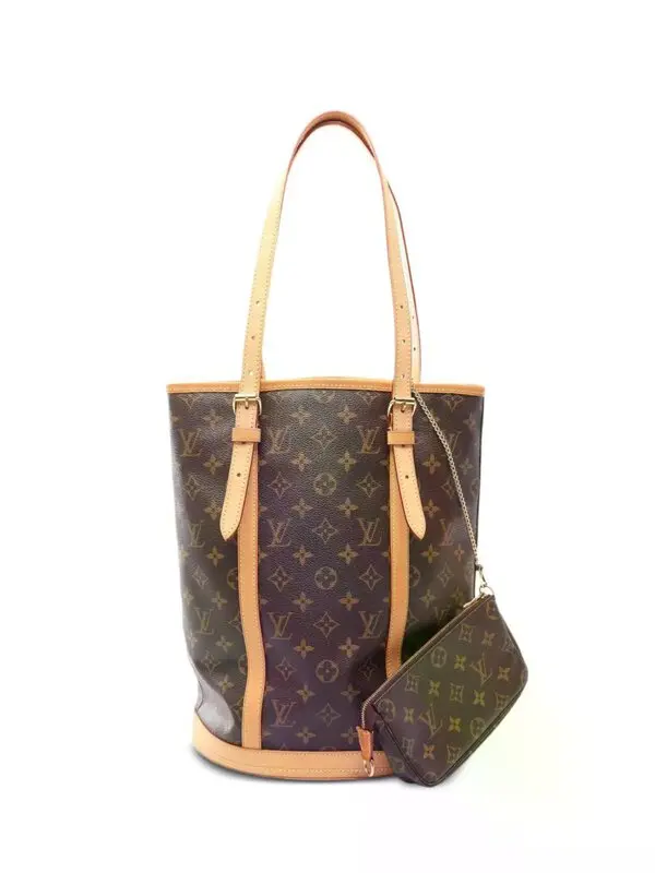 LOUIS VUITTON Monogram Bucket Shoulder Bag - Brown