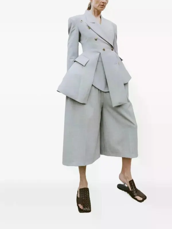 A.W.A.K.E. Mode Asymmetric Double-breasted Jacket
