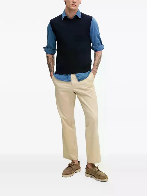 BENETTON Washed-denim Shirt