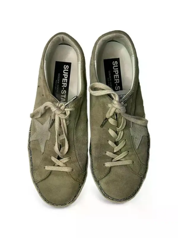 GOLDEN GOOSE Beige Suede Low-top Sneakers