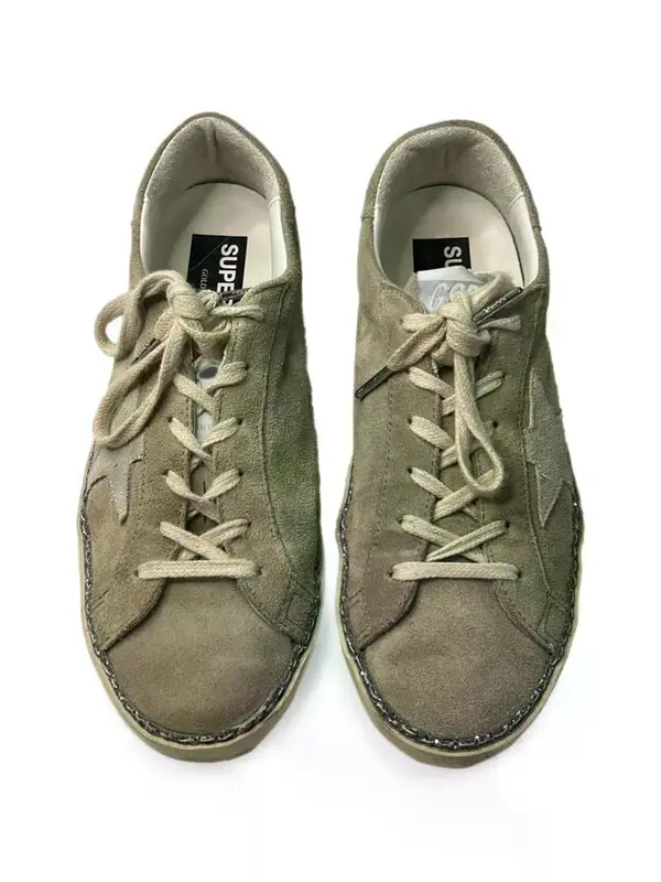 GOLDEN GOOSE Beige Suede Low-top Sneakers