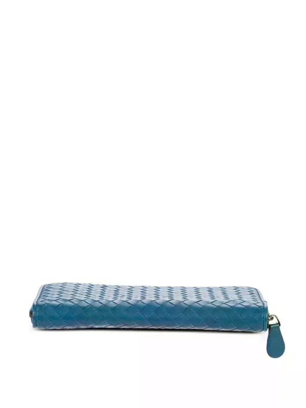 Bottega Veneta Intrecciato Zip-around Clutch Bag
