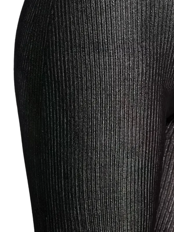 DONDUP Ribbed-knit Leggings