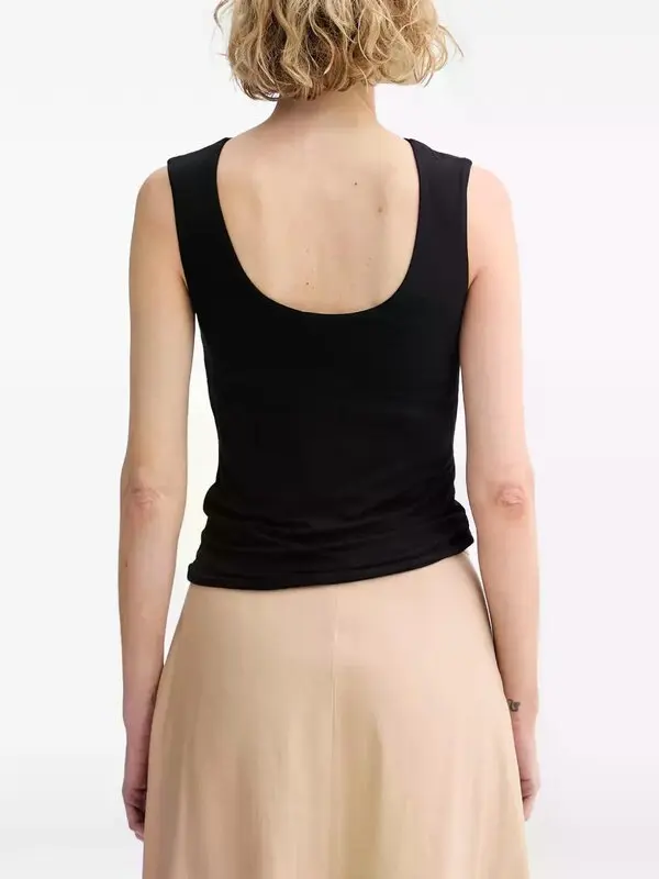 Rag & Bone Boat-neck Sleeveless Top - Black