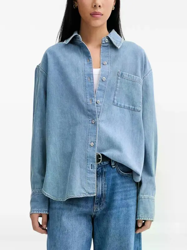 Rag & Bone Patch-pocket Shirt - Blue