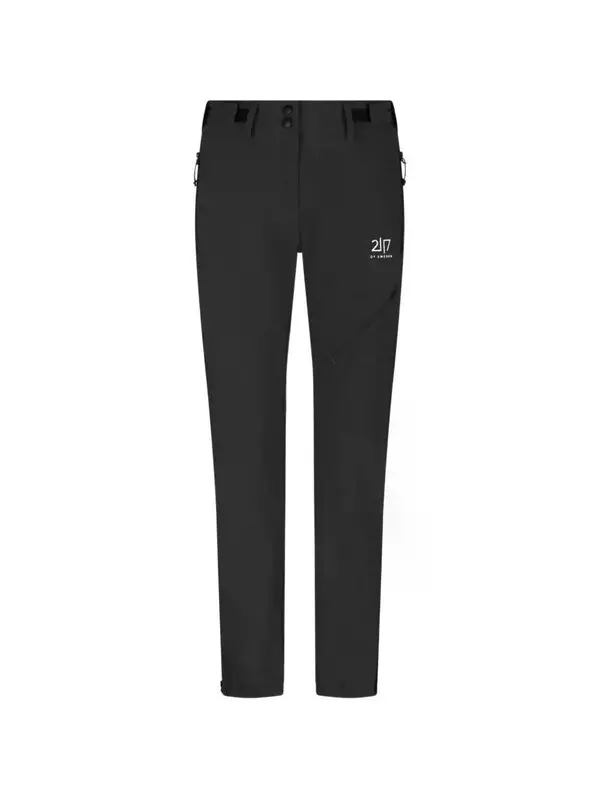 2117 OF SWEDEN Sandhem Logo Print Panelled Trousers - Black