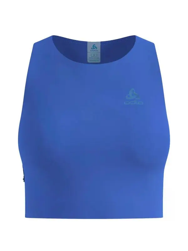 ODLO X-alp Trail Cargo Running Cropped Tank Top - Blue