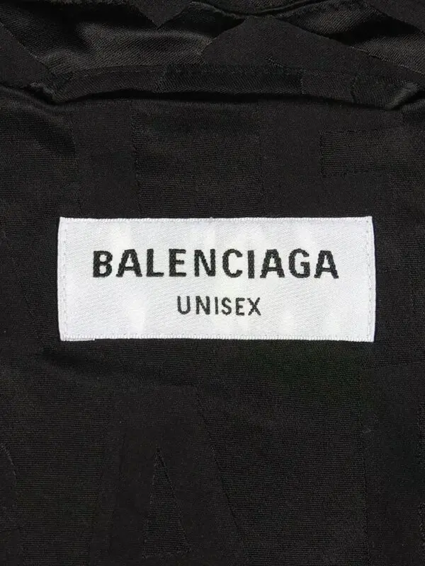Balenciaga Logo-jacquard Single-breasted Blazer
