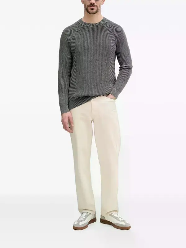 BENETTON Raglan Sleeve Ribbed Knit Jumper