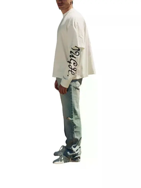 ROUGH. Long Sleeve Crewneck T-shirt