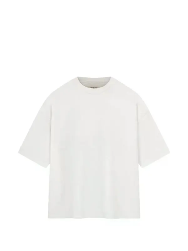 ROUGH. Ecru Boxy Fit T-shirt With Short Sleeves