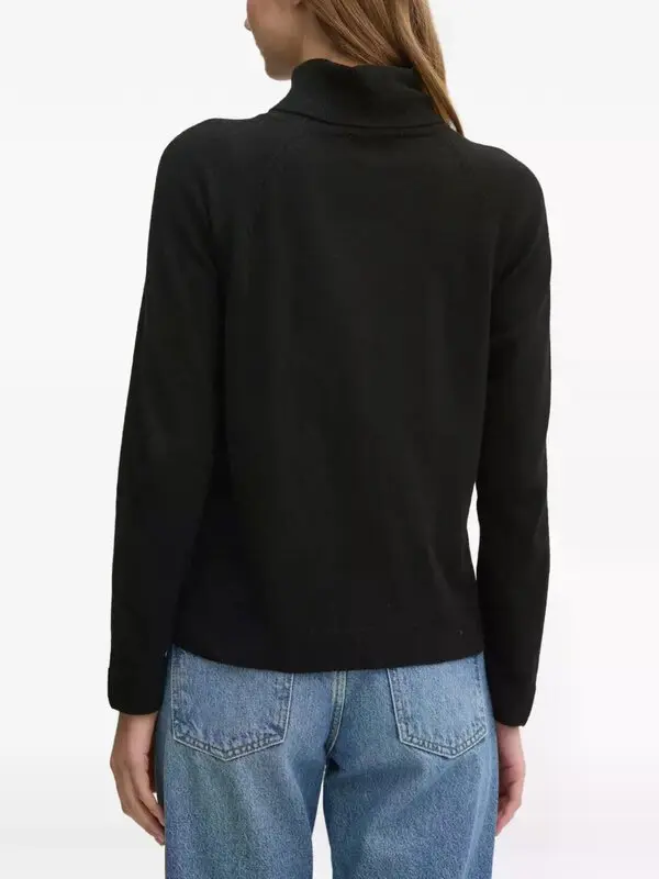 BENETTON Raglan Sleeve Roll Neck Sweater