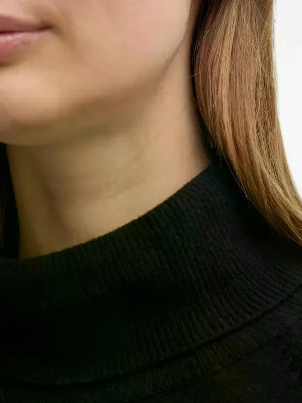 BENETTON Raglan Sleeve Roll Neck Sweater