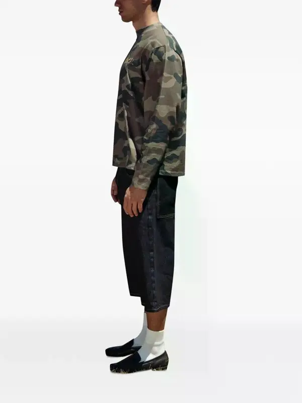 ROUGH. Rough® Camouflage Print Long-sleeved T-shirt