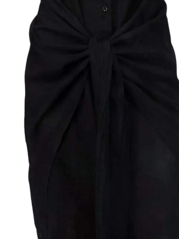 TELA Knot-detail Sleeveless Midi Dress